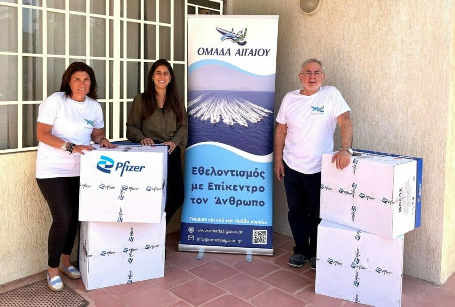 Στο πλευρό της Ομάδας Αιγαίου για 10η χρονιά η Pfizer Hellas | Virus.com.gr